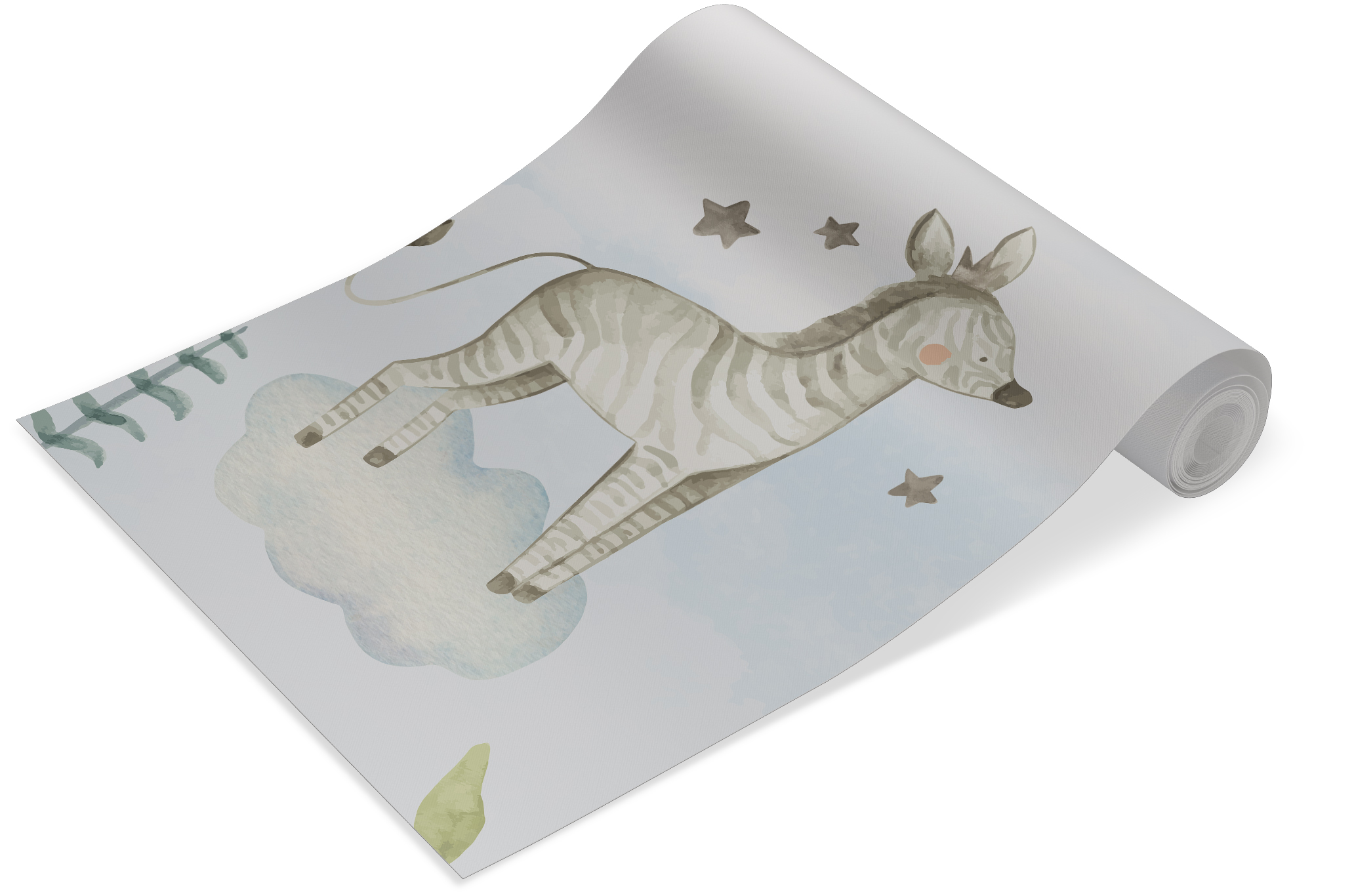 Safari droom - Kinderbehang - 194,8 cm x 280 cm - Walloha - Walloha ...