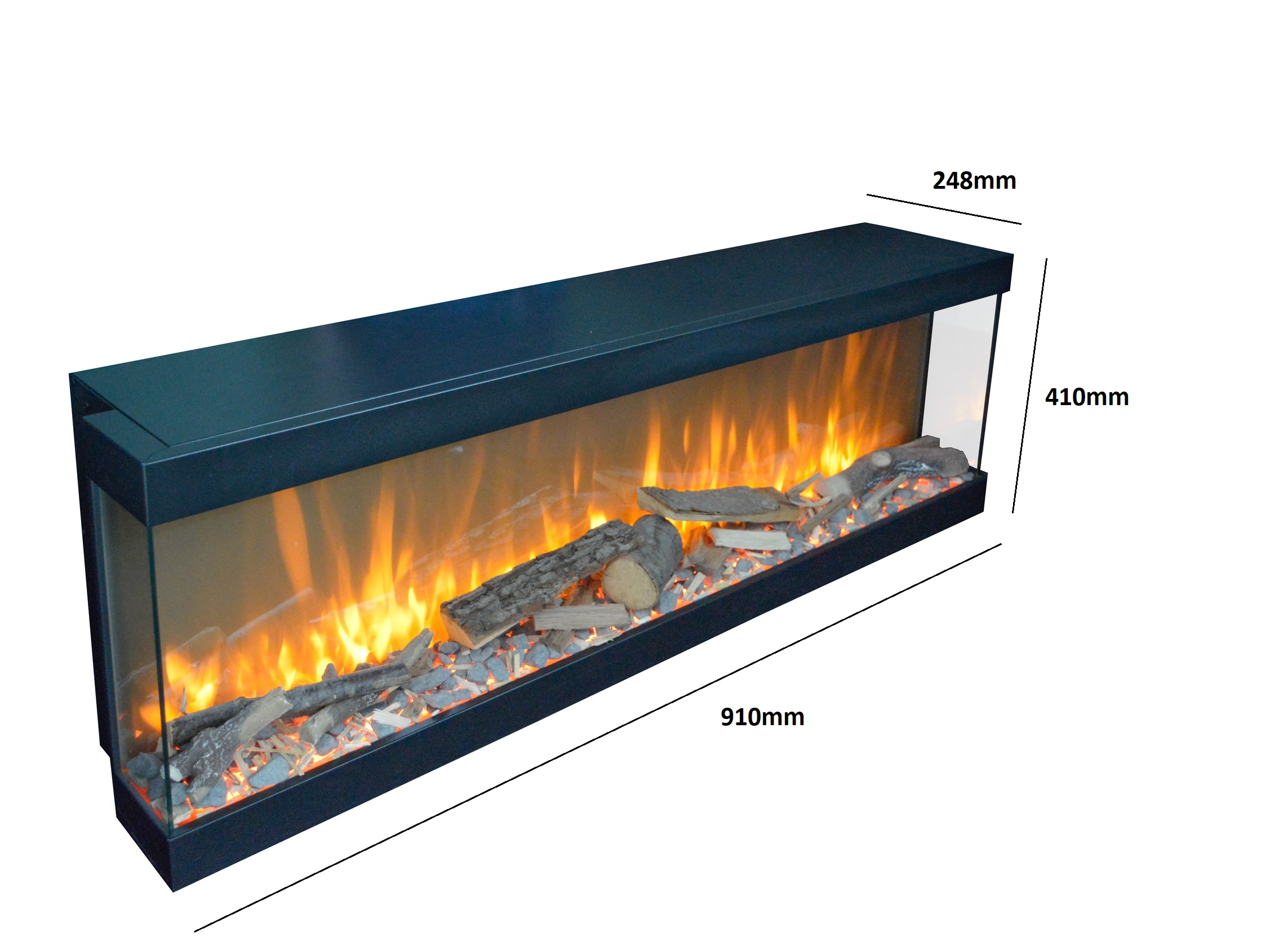 Xaralyn | Trivero 90 FH Elektrische Inbouwhaard - Xaralyn - | HomeDeco.nl